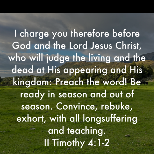 2 Timothy 4:1-2 – The Slade Church